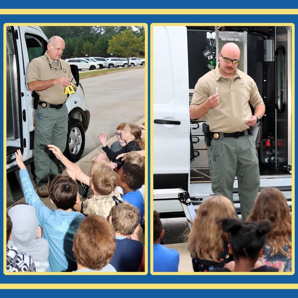 Crime Scene Unit visits SOAR! | T. G. Scott Elementary School